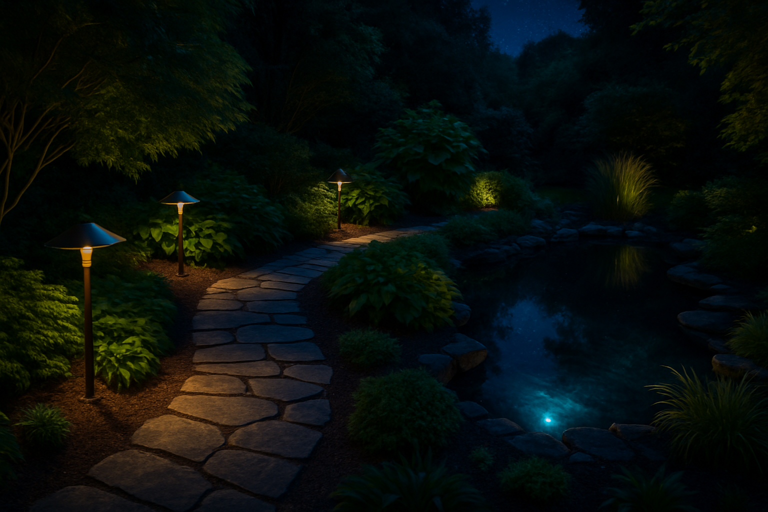 Landscape Lighting For Creating Dramatic Nightscapes — Keathley Landscaping